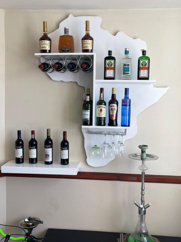 White African Wine Rack Map – Masswood Furniture's Online Stores